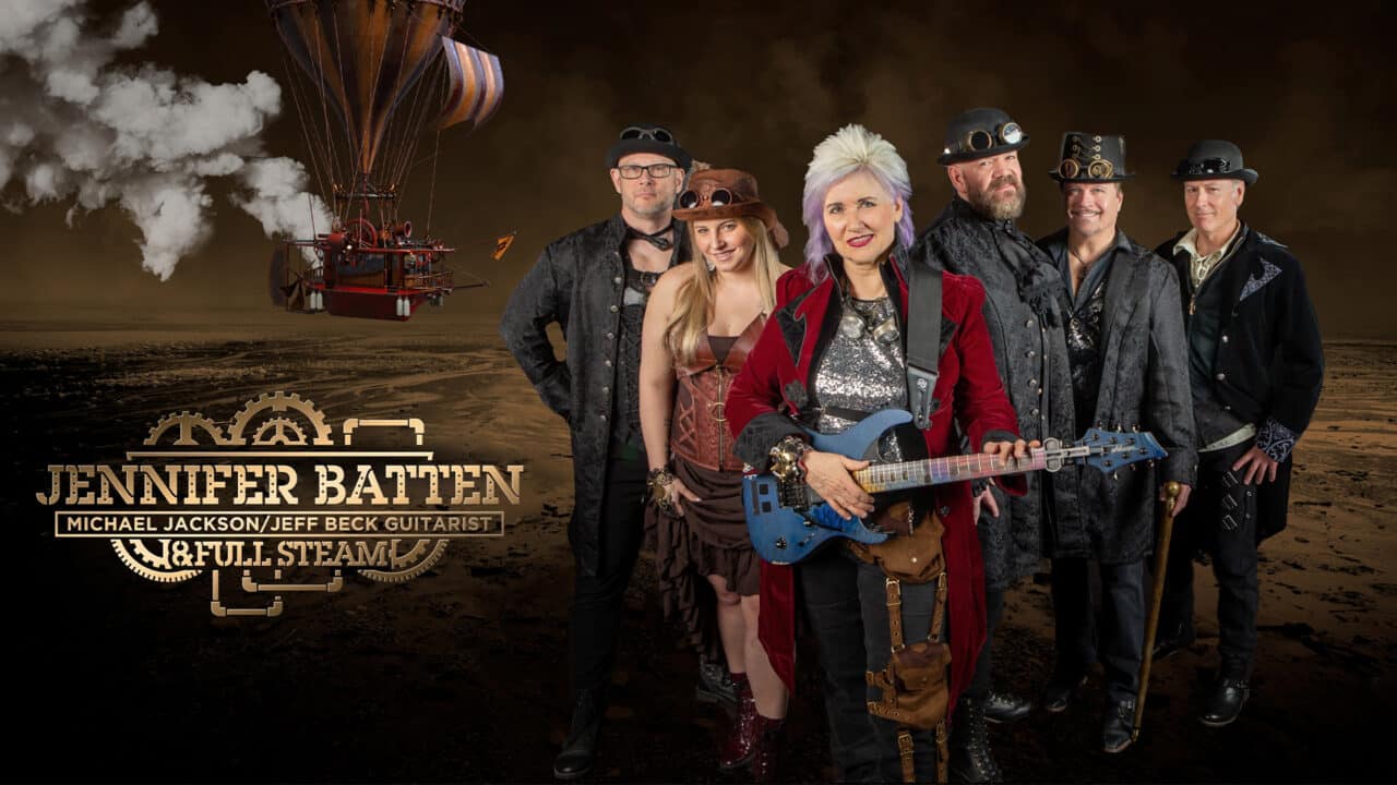 Jennifer Batten & Full Steam - Rock/Pop Cover Band - J-Fell Presents ...
